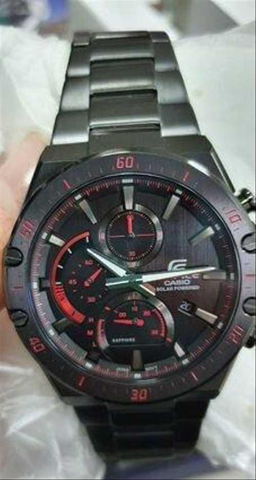 Часы Casio edifice EFS-S560DC-1A сапфир, солнечная