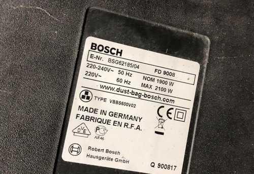 Запчасти от пылесоса bosch BSG62185/04