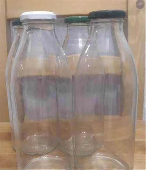 Бутылки 0.75 л стеклянные с винтовыми крышками