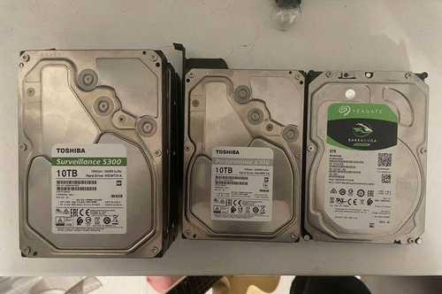 HDD Toshiba x300 10 tb / seagate barracuda 8tb