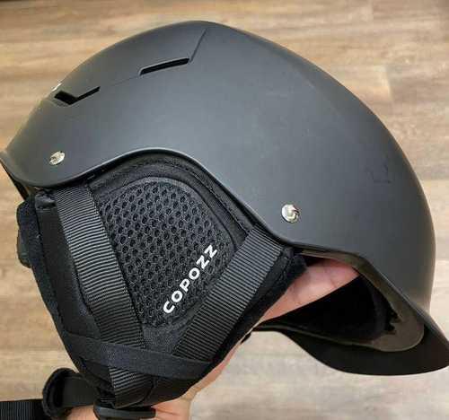 Шлем горнолыжный сноубордический copozz L black