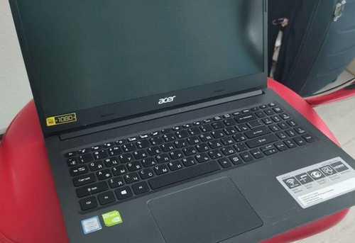 15.6" Acer Aspire 3 A315-55KG, 256 ГБ, Core i3-7020U, RAM 8 ГБ, GeForce MX130 2 ГБ