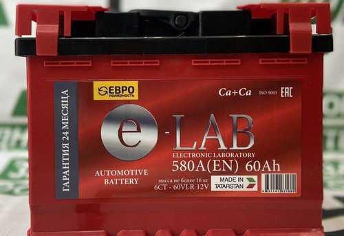 Аккумулятор E-Lab 60Ah 580A