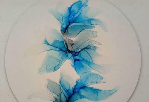 Интерьерная картина "Голубая лилия"