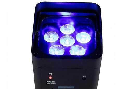 Par Light 6x18W 6in1 rgbaw+UV Battery