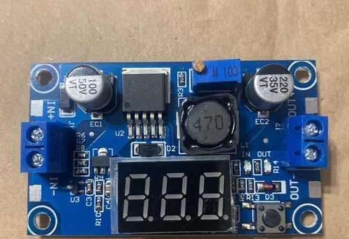 Пониж. DC-DC преобраз. на LM2596 со встр. вольтм