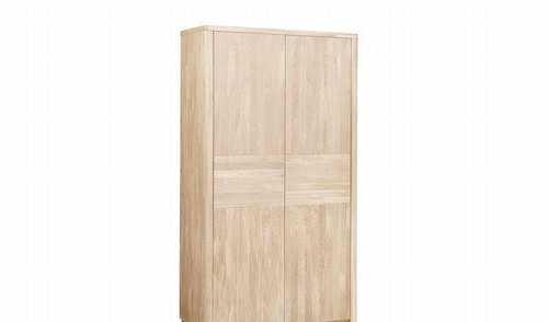 Шкаф для одежды 2-х дверный "Норд"; белёный дуб