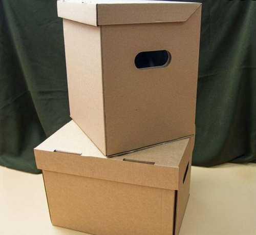Коробка картонная архивная (Архивный короб)