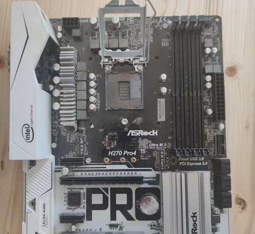 Материнская плата ASRock H270 PRO4, сокет 1151