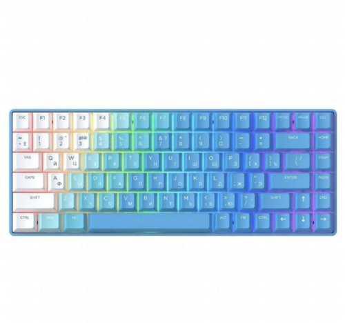 Игровая клавиатура Dareu A84 Ice Blue новая