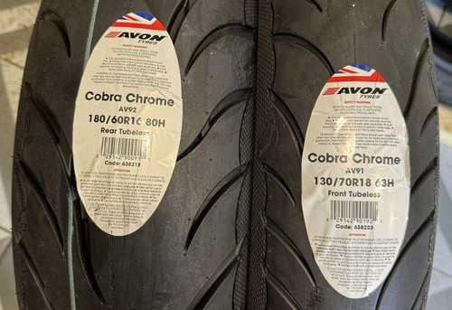 Avon Cobra Chrome 130/70R18 + 180/60R16 GL1800