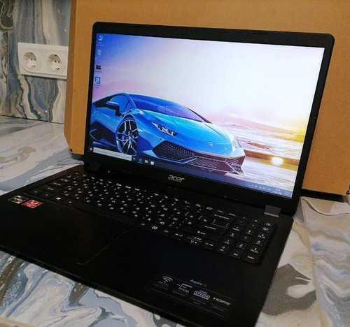 В упаковке Acer 4 ядр/Ryzen 3/8gb/SSD 256/Full HD