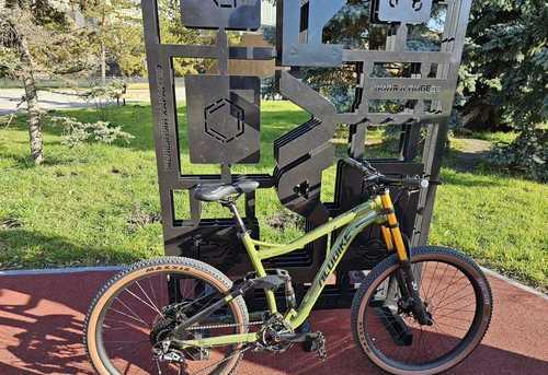Велосипед alubike зеленый