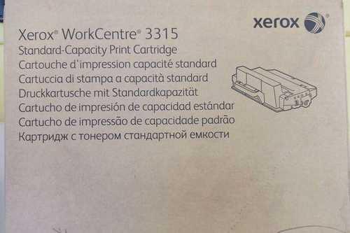 Картридж xerox новый для work centre 3315