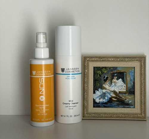 Janssen cosmetics, spf, mild creamy cleancer