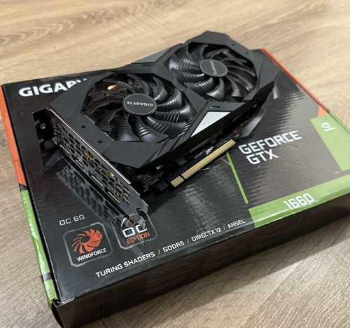 Видеокарта gigabyte gtx 1660 oc 6gb