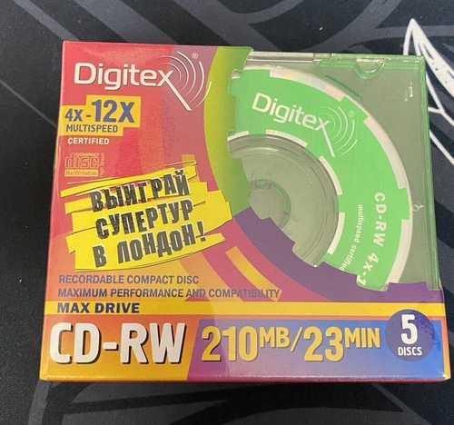 Болванки cd rw 210mb