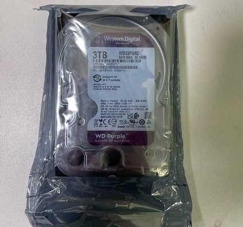 3Тб HDD WD Purple 3tb