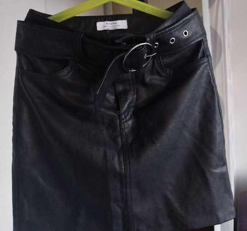 Кожаная юбка Bershka