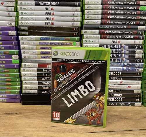 Trials / Limbo HD / Splasion Man (3в1) Xbox 360