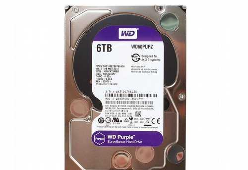 Жесткий диск Western Digital WD Purple 6 TB (WD60p
