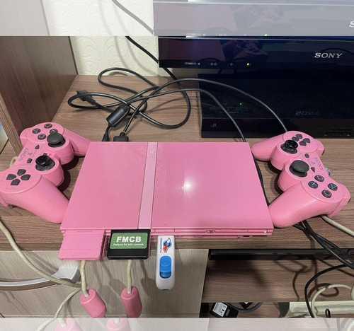 Sony playstation 2 Pink FreeMCboot