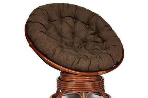 Кресло-качалка ротанг Papasan коричневый