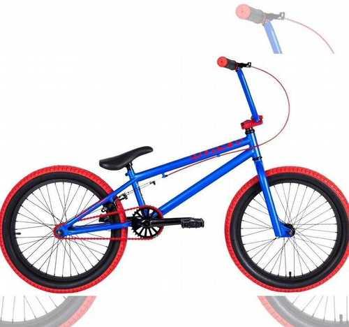 Велосипед TechTeam Mack BMX синий