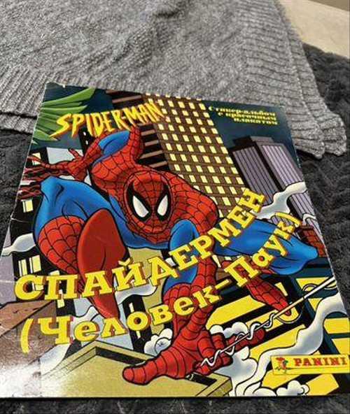Журнал с наклейками Человек-паук