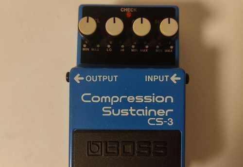 Гитарная педаль Boss CS-3 Compressor sustainer