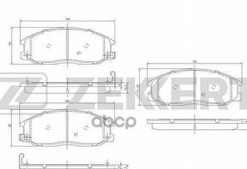 Колодки торм. диск. передн. Hyundai H-1/Starex