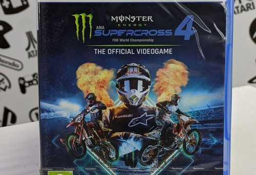 Monster Energy Supercross 4 PS5 New