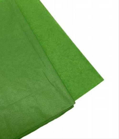 Бумага тишью 50 х 66 см Зеленый 360 / 10 листов