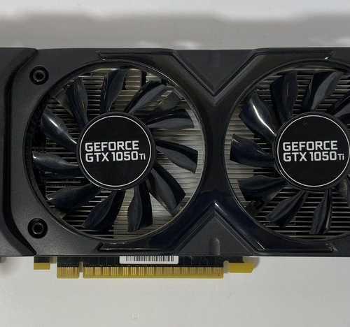 Видеокарта Palit GeForce GTX 1050 Ti dual OC 4 GB