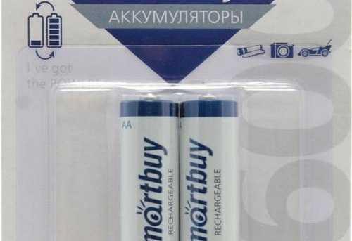 Smartbuy AA 1600 mAh Аккумулятор NiMh 2BL