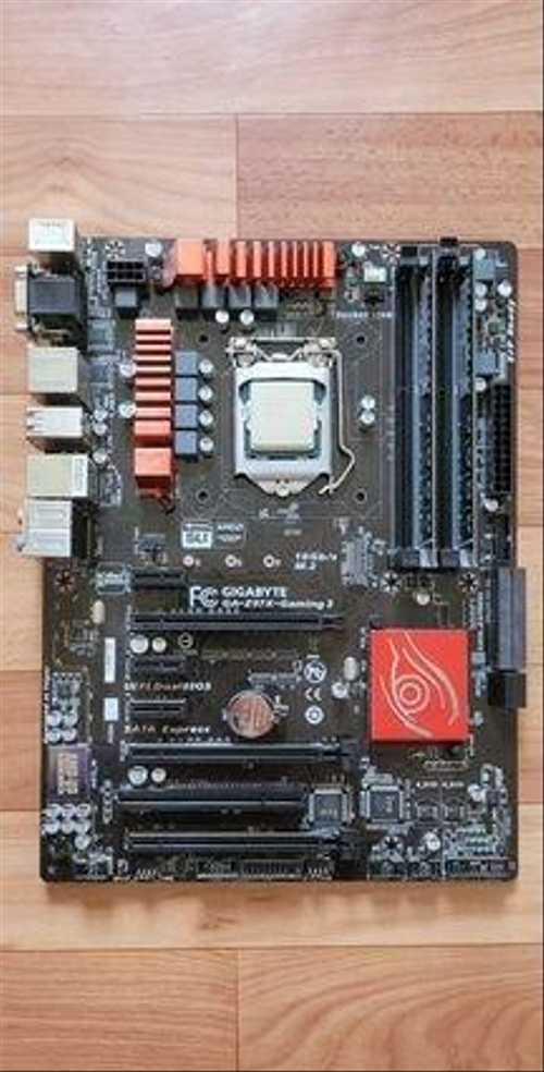 Материнская плата Gigabyte GA Z97X-Gaming 3+цп+RAM