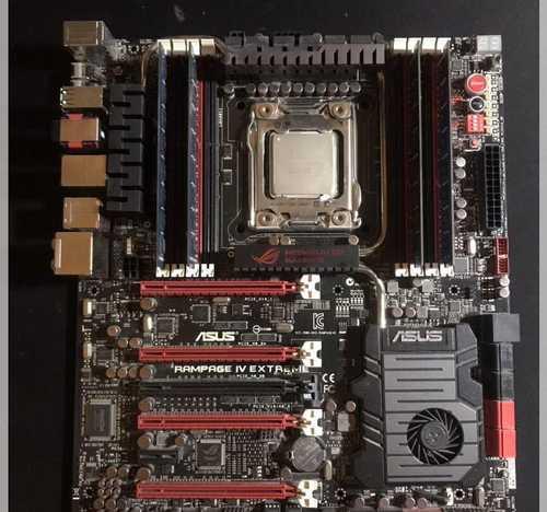 Комплект 2011 asus rampage iv i7 3790x 32gb