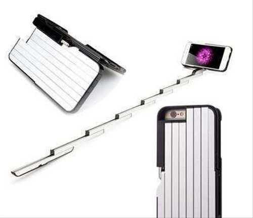 Чехол со встроенной селфи-палкой на iPhone