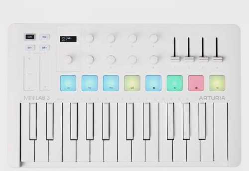 Midi-клавиатура Arturia minilab 3 Alpine White