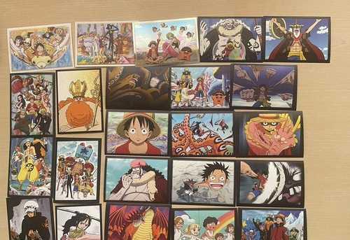 Наклейки Panini One piece. 93 шт