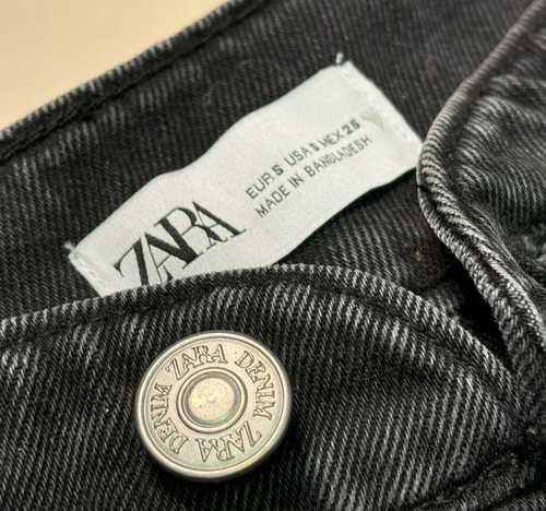 Джинсовая мини юбка zara размер S