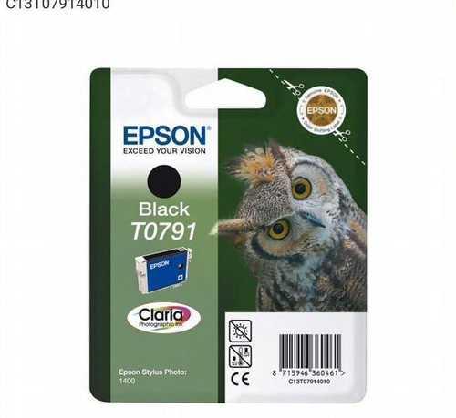 Картридж epson T0791 Струйный Черный 520стр, C13T0