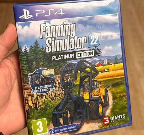 Farming simulator 22 ps4 диск