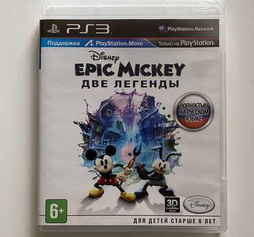 Диски на ps3 Epic Micky: две легенды