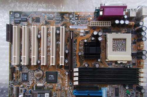 Ретро плата asus CUV4X-E Socket 370 VIA694X