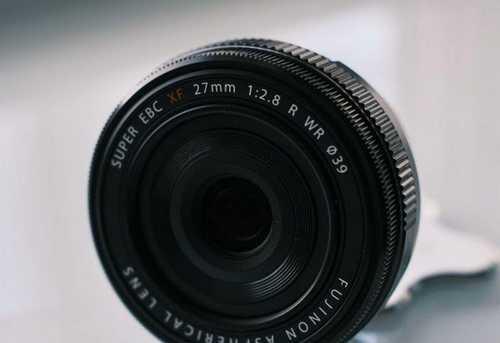 Fujifilm xf 27mm f 2.8 R WR