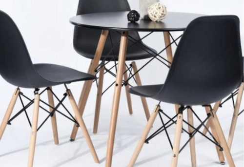 Комплект стульев ridberg DSW eames 4 шт. Black