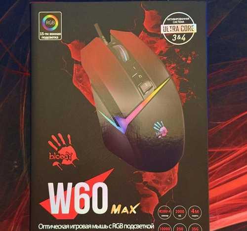 Игровая мышь A4Tech Bloody W60 Max Red