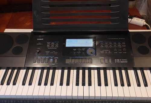 Синтезатор Casio CTK-6200 чистый и рабочий