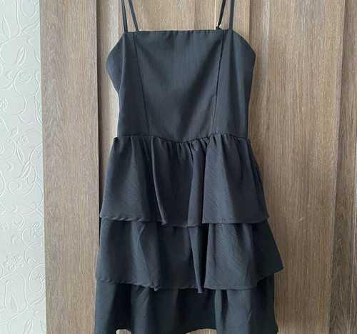 Вечернее платье 40 42 размер черное